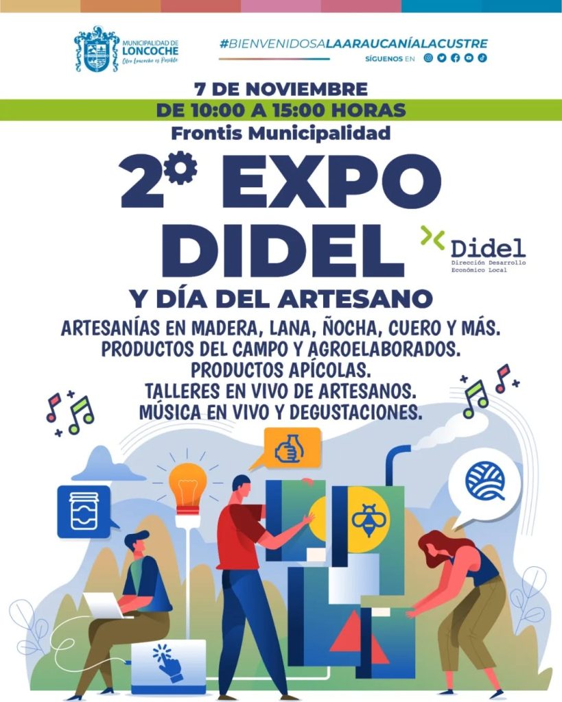 Expo DIDEL y Día Nacional del Artesano: Loncoche celebra su identidad ...